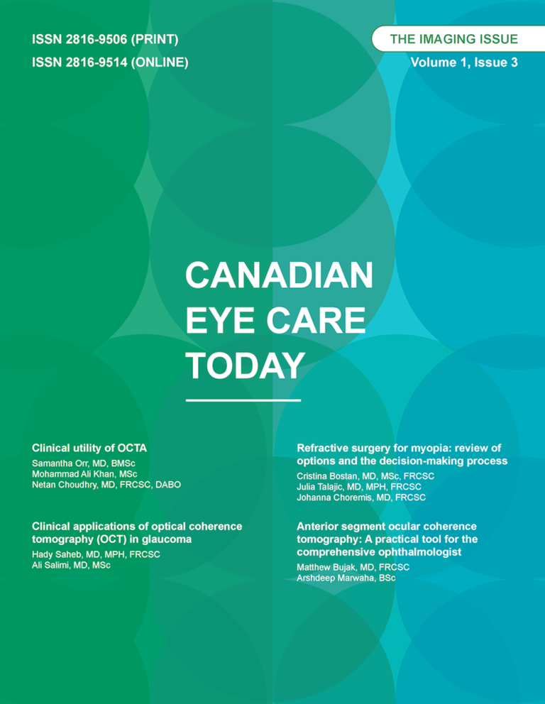Canadian Eye Care Today - Volume 1, Issue 3 - Practice Resource Centre